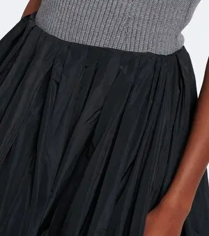 JIL SANDER Asymmetric Midi Skirt