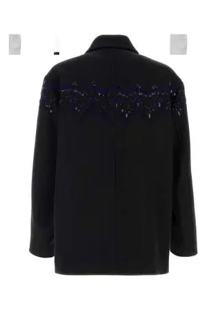 Dries Van Noten Wool Blend Randale Coat