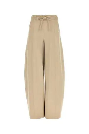 Max Mara Beige Nylon Blend Olmo Joggers - Brown