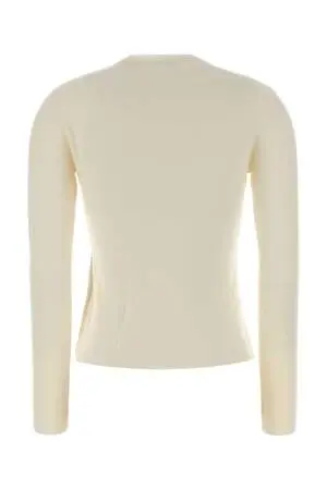 Max Mara Virgin Wool Manto Sweater - White