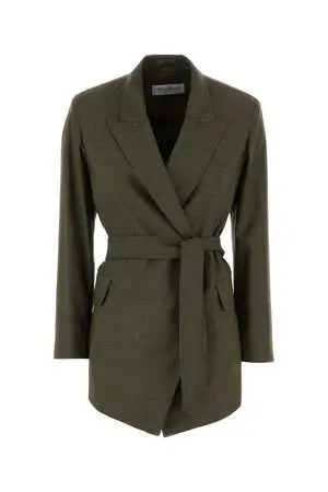 Max Mara Embroidered Wool Nasello Blazer - Multicolor