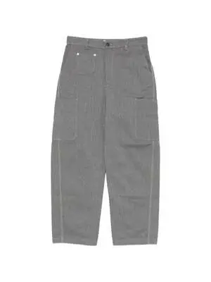 Givenchy Denim Pants With Front `couture` Seams - Multicolor
