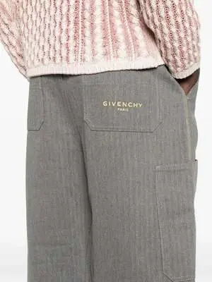 Givenchy Denim Pants With Front `couture` Seams