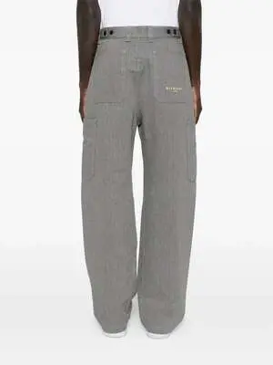 Givenchy Denim Pants With Front `couture` Seams