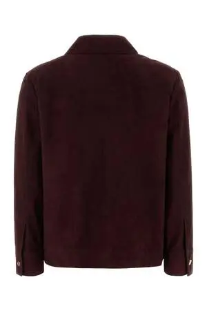 Max Mara S Grape Suede Abisso Jacket