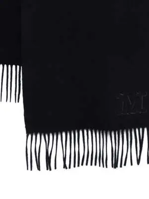 Max Mara Monogram Embroidered Cashmere Stole