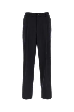 BOSS Navy Wool Pant - Blue