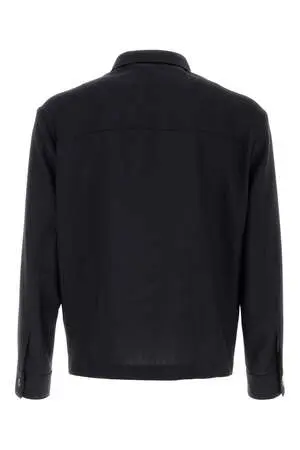 BOSS Navy Wool Shirt