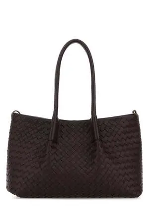 Bottega Veneta Grape Leather Pinacoteca Reversible Shopping Bag - Purple