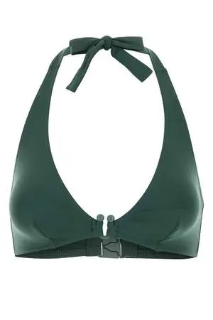ERES Stretch Nylon Noctambule Bikini Top - Green