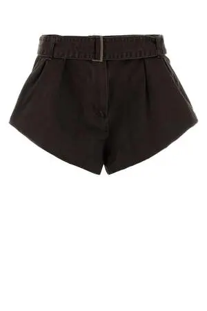 Magda Butrym Denim Shorts - Brown