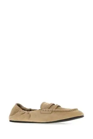 Miu Miu Suede Loafers - Brown