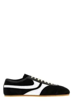 Dries Van Noten Two-tone Leather And Suede Sneakers - Multicolor