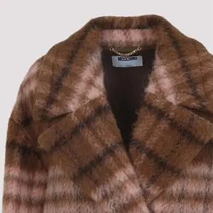 Moschino Check Coat