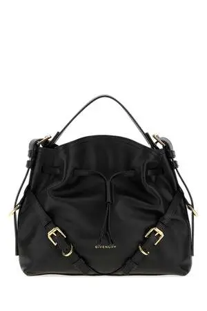 Givenchy Leather Small Voyou Bucket Bag - Black