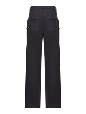 Rick Owens Stefan Cotton Blend Cargo Pants