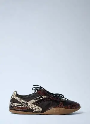 Miu Miu Gymnasium Sneakers - Brown