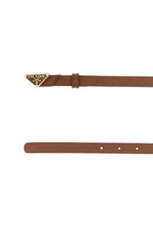 Prada Leather Belt - Brown