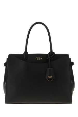 Prada Leather Handbag - Black