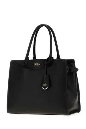 Prada Leather Handbag - Black