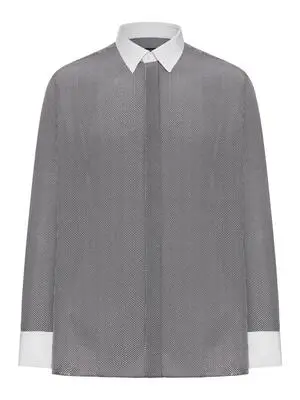 TOM FORD Silk Shirt With Graphic Print - Multicolor