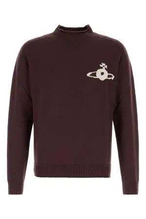 VIVIENNE WESTWOOD Aubergine Wool Fisherman Sweater - Purple