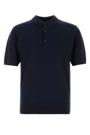 Dries Van Noten Navy Wool Murice Solo Shirt