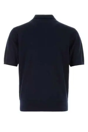 Dries Van Noten Navy Wool Murice Solo Shirt