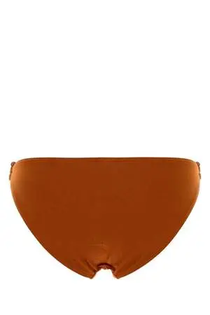 ERES Stretch Nylon Clutch Bikini Bottom - Orange