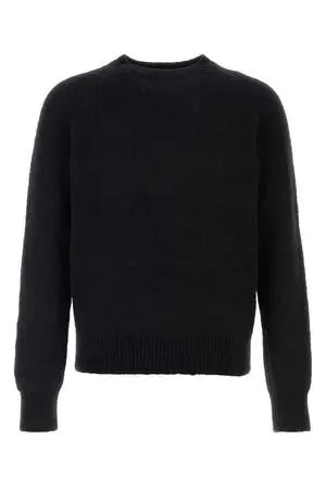 Dries Van Noten Alpaca Blend Melbourne Sweater - Black