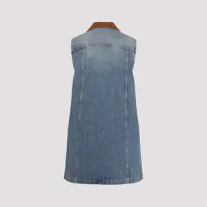 Versace Denim Stone Wash Dress - Blue