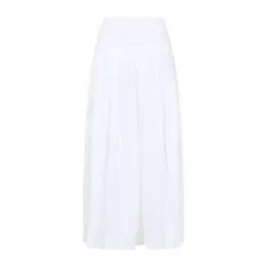 LANVIN Basque Midi Skirt - White