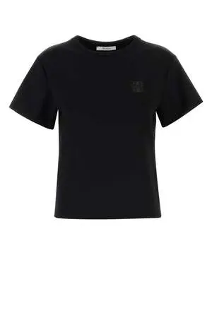 Max Mara Black Stretch Jersey Quagga T-shirt - Multicolor