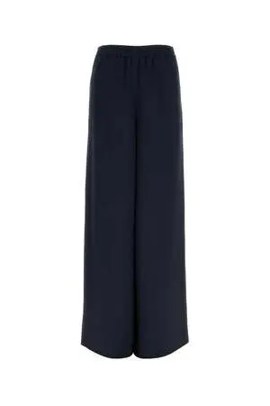 Max Mara Silk Volonta Wide-leg Pant - Blue