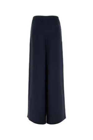 Max Mara Silk Volonta Wide-leg Pant - Blue