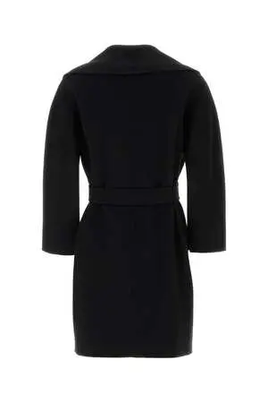 Max Mara Wool Messi Coat - Black
