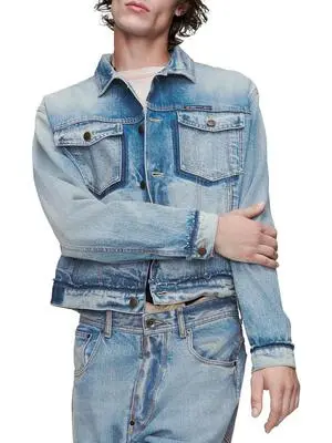 MAISON MARGIELA Cotton Denim Caban