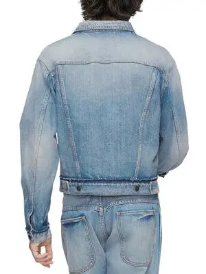 MAISON MARGIELA Cotton Denim Caban