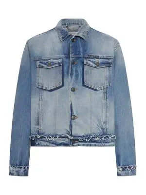 MAISON MARGIELA Cotton Denim Caban - Multicolor