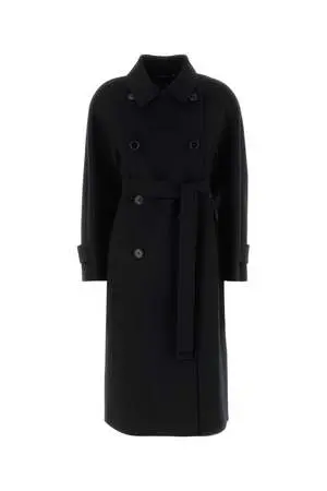 Max Mara S Wool Samanta Coat - Black