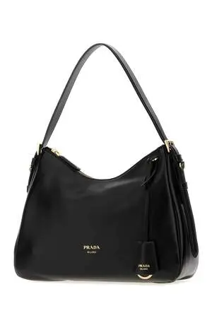 Prada Leather Shoulder Bag - Black