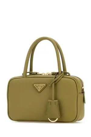 Prada Leather Handbag - Green