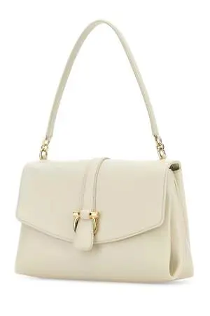 FERRAGAMO Leather Shoulder Bag - White