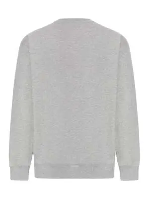 Gucci Cotton Jersey Sweatshirt With Printed Logo - Gray