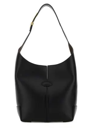 TOD'S Leather Bucket Bag - Black