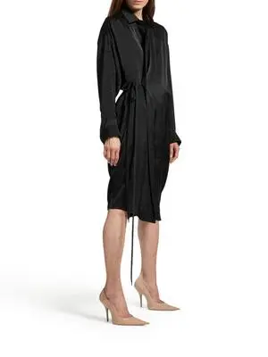 Balenciaga Cocoon Wrap Dress