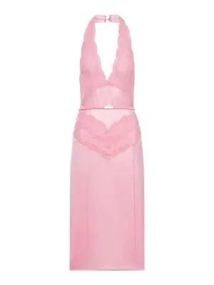 Gucci Silk Satin Dress - Pink