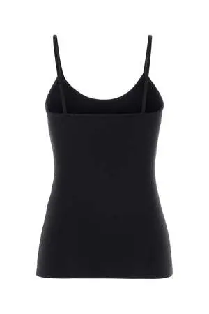Off-White Stretch Nylon Tank Top - Black