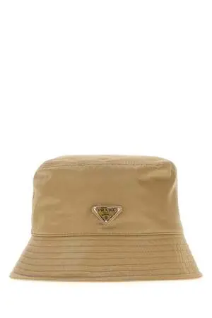 Prada Beige Nylon Bucket Hat