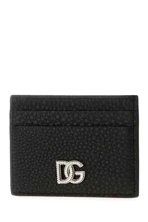 Dolce & Gabbana Leather Card Holder - Black